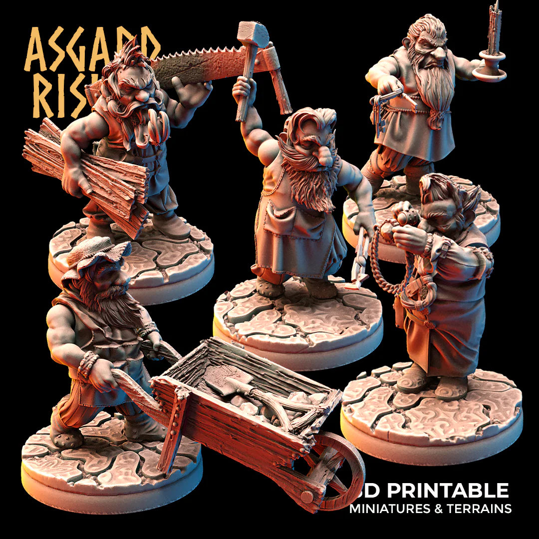 Asgard Rising | 3D Printed | Miniatures | Geek Villain