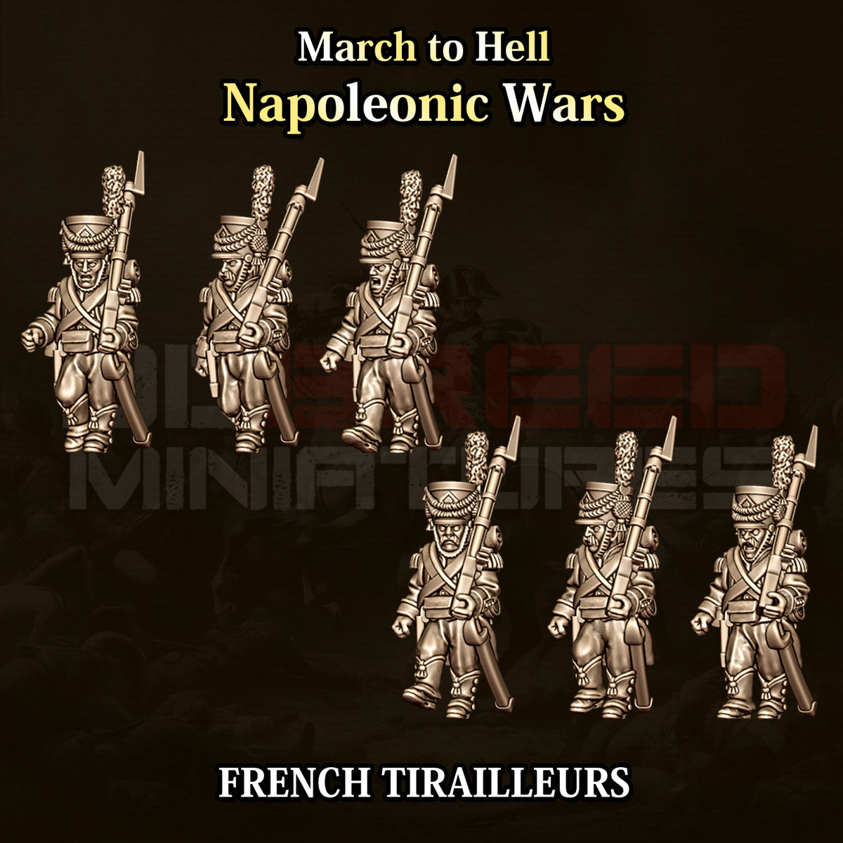 French Infantry | Napoleonic | Epic | Black Powder | Geek Villain