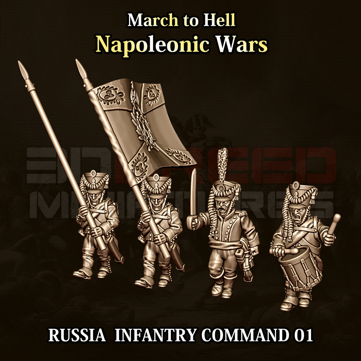 Russian Infantry | Napoleonic | Epic | Black Powder | Geek Villain