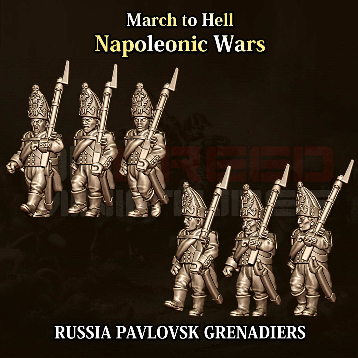 Russian Infantry | Napoleonic | Epic | Black Powder | Geek Villain