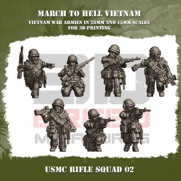 USMC Army | Vietnam | 15mm | O Group | FoW | Geek Villain
